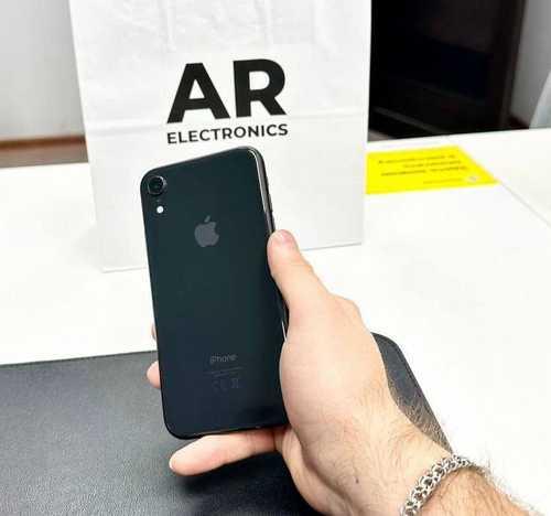 iPhone XR 64Gb Black (81%,гарантия,simesim)