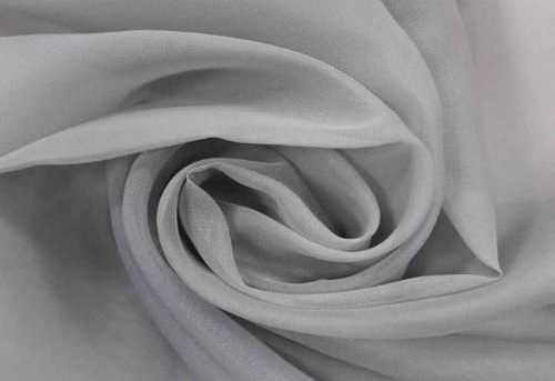 Ткань вуаль 300 см цвет - серый по цене на отр