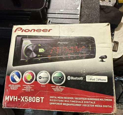 Процессорная магнитола pioneer MVH-X580BT