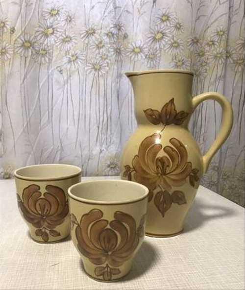 Кувшин бокалы ваза чайник кружка керамика
