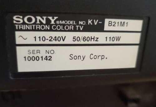 Телевизор sony kv-b21m1