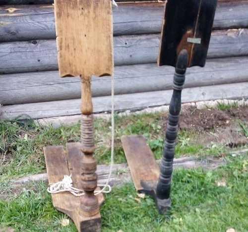 Старинные прялки