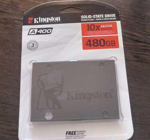 Ssd kingston a400 480gb новые 240gb 2500