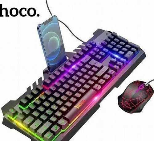 Игровая клавиатура hoco dl16+ мышь RGB
