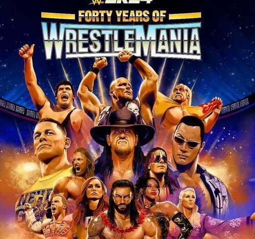 WWE 2k24 forty years of wrestlemania PS4 PS5