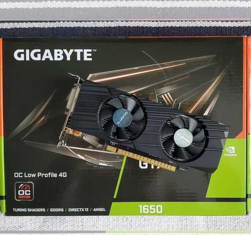 Видеокарта gtx 1650 D6 OC Low Profile 4G