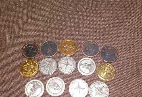 Коллекционные монеты пятерочка