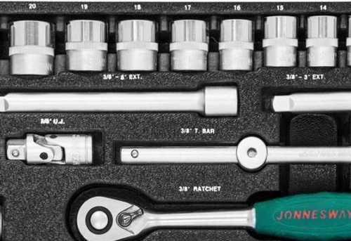 Jonnesway S04H3125S Набор торцевых головок 38 DR 6