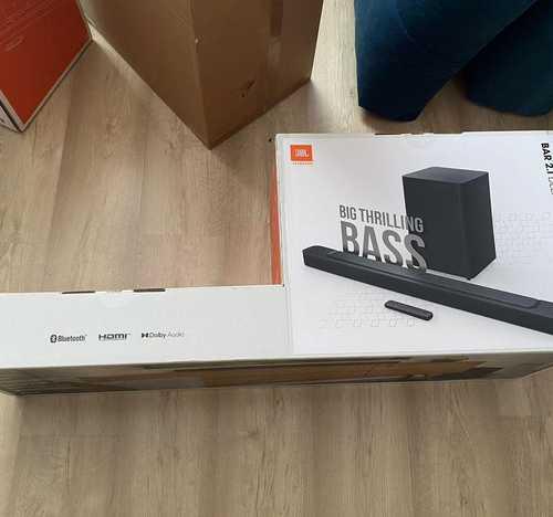 Саундбар jbl bar 2 1 deep bass