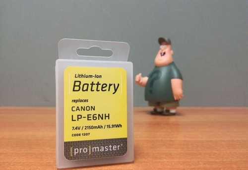 Аккумулятор ProMaster LP-E6NH для Canon 7.4V 2150m