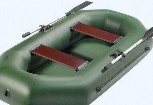 Лодка надувная пвх 240 зеленая"Аква Оптима"
