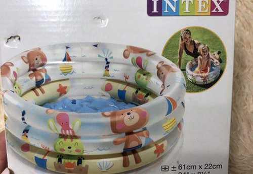 Бассейн детский надувной Intex новый