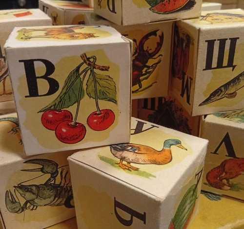 Азбука на кубиках СССР (1981 год)