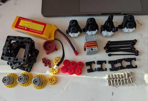 Lego Technic crazy motor, регуль, серва подшипники