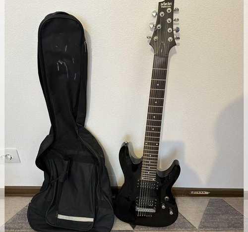 Электрогитара Schecter Diamond Series Omen-7 BLK