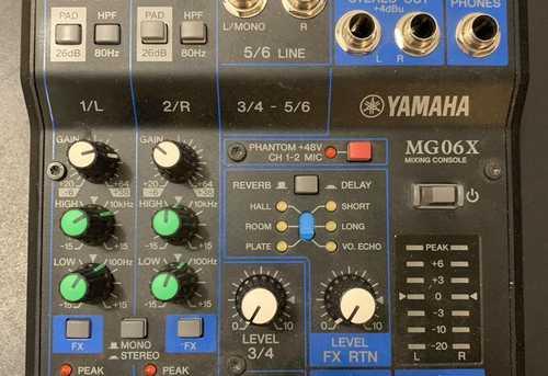 Микшер Yamaha mg06x