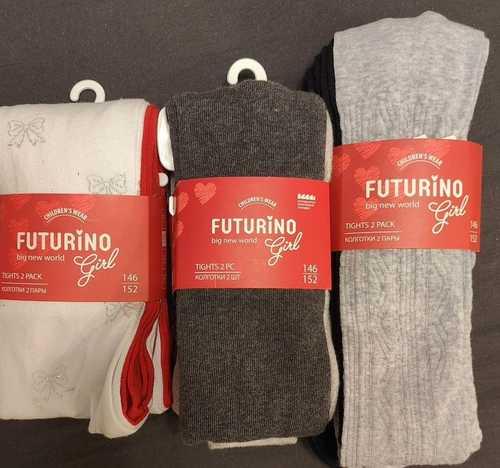 Колготки на девочку futurino 146-152 новые