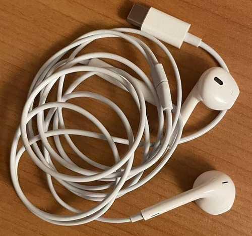 Наушники apple earpods lightning type c