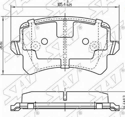 Колодки тормозные задние volkswagen golf