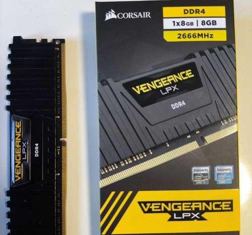 Оперативная память Corsair Vengeance LPX ddr4 8gb