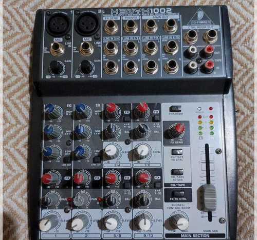 Микшерный пульт behringer xenyx1002