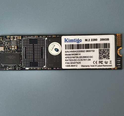 M2 SSD 256gb Kimtigo