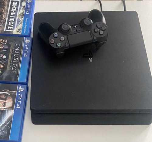 Sony playstation 4 slim с играми