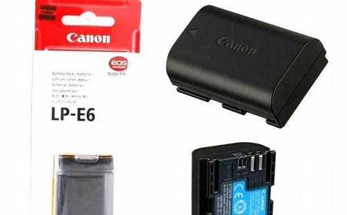 Аккумулятор для фотоаппарата Canon LP-E6 новый