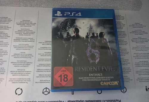 Игра Resident Evil 6 на Sony PS4