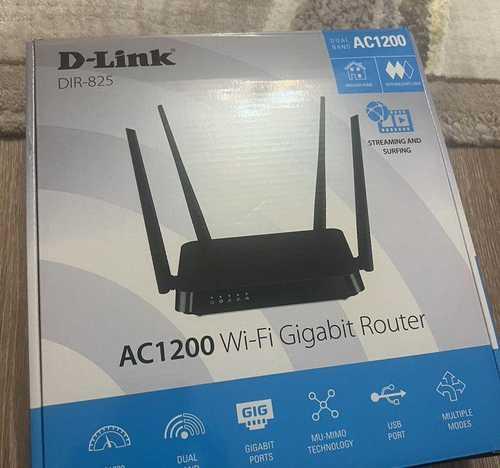 Роутер d-link AC1200 плюс терминал