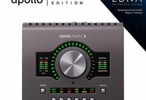 Apollo twin X DUO HE + бесплатыне плагины