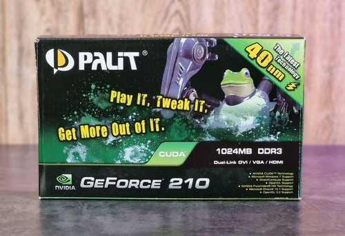 Видеокарта 1GB GT 210 Palit