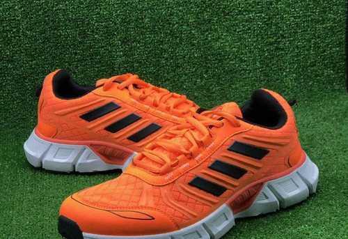 Adidas: оранжевые кроссовки спортивного стиля, раз