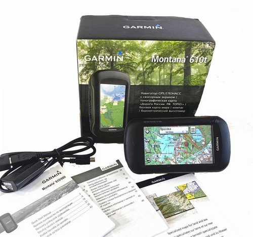 Навигатор Garmin Montana 610t комплект