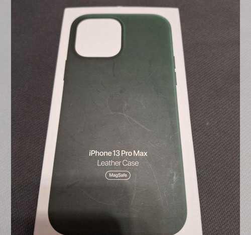 Чехол на iPhone 13 pro max кожаный