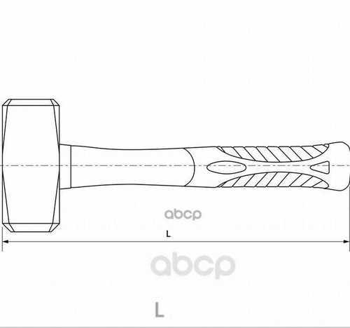 Кувалда с фиберглассовой рукояткой 2 кг. PSH002