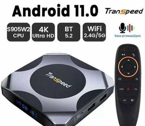 TV приставка Transpeed AV1 на Android 11 Новая
