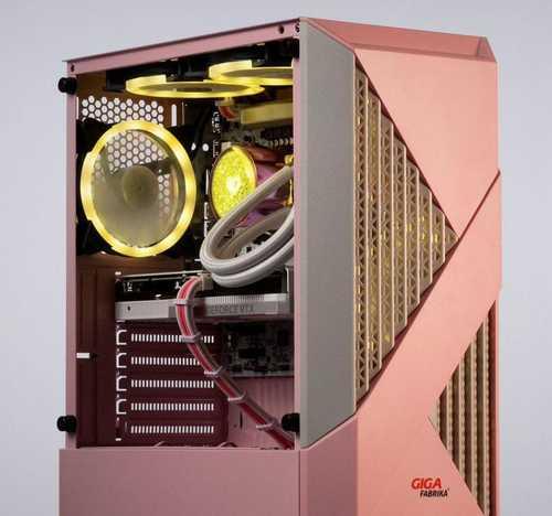 Игровой пк atlas171 RTX 4060Ti 8GB NEW i5-12400F Evesky firerose F3-A pink