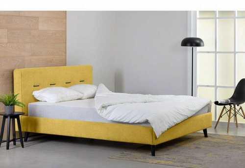 Кровать Марелл 140 Velvet Yellow