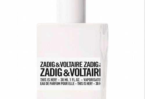 Духи S Parfum Z-3 Zadig & Voltaire This is her