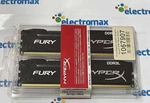 DDR3L 8gb Kingston Fury HyperX 1866MHz (4gb x2)