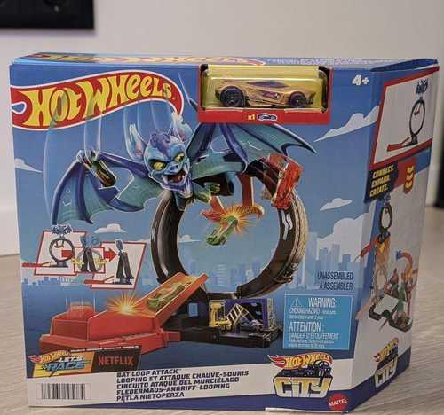 Набор игровой Hot Wheels City Let's Race Bat's Nem