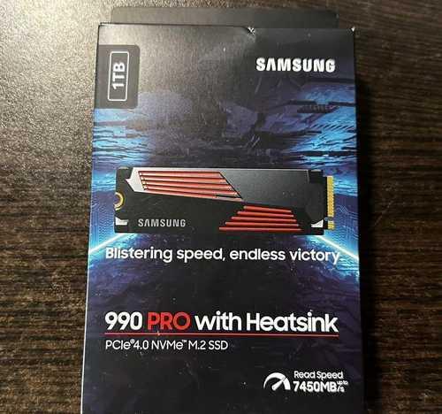 1TB Samsung 990 Pro c радиатором и без новый