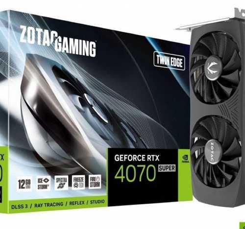 Zotac Видеокарта GeForce RTX 4070 super 12 гб NEW