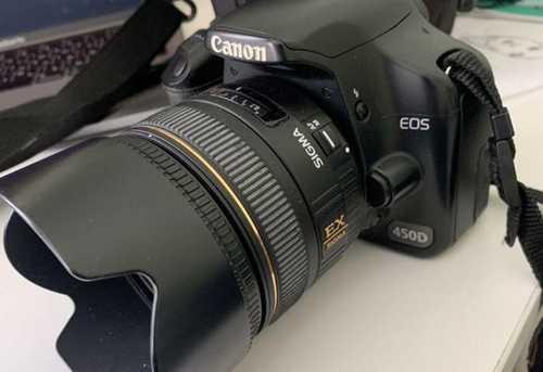 Canon 450d + Sigma 30mm f 1.4 EX