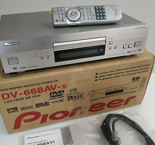 DVD плеер pioneer DV-668AV-s