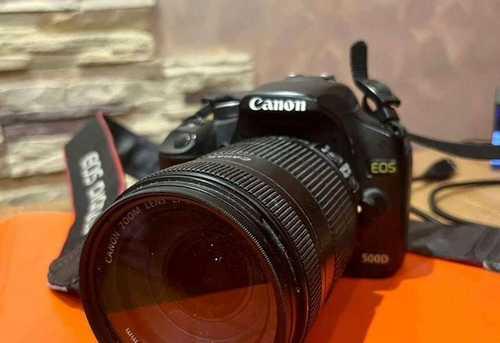 Canon 500d + efs 18-135mm