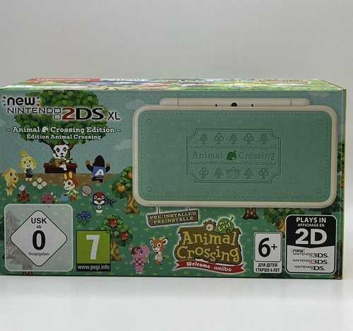 Прошитая New Nintendo 2DS XL Animal Crossing Ed