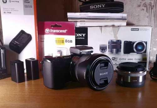 Sony NEX 5R (2 объектива, 2 акб)