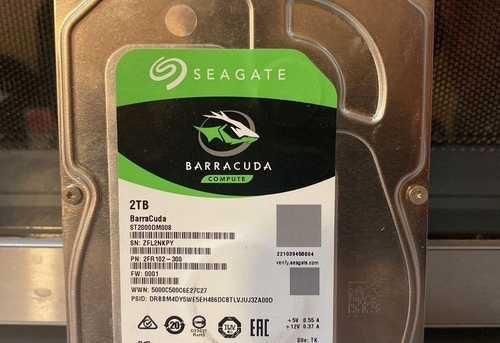 Жесткий диск Seagate barracuda 2TB